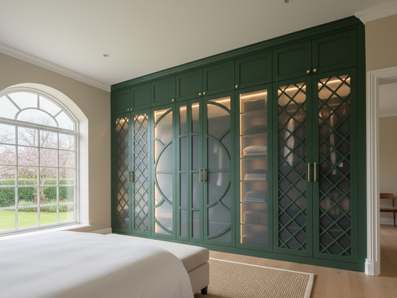 Fretwork Mirrored Wardrobe Doors | Craft Wardrobe